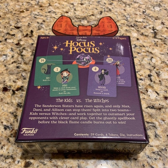 Disney | Toys | Funko Disney Hocus Pocus Tricks And Wits Card Game ...